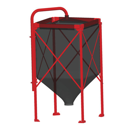 Cone-bottom silo - UV+Silo® - SILOTEC - agriculture