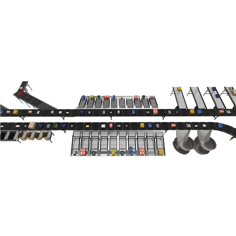 Cross-belt sorter - MX-H - Interroll - for the food industry / for ...