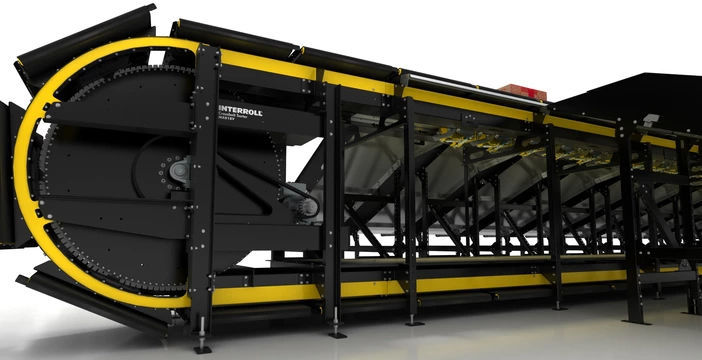 Cross-belt sorter - MX-V - Interroll - for the food industry / for ...