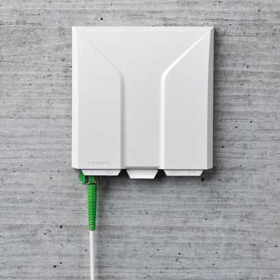 Surface-mount fiber optic outlet - DiaOTO - DIAMOND SA