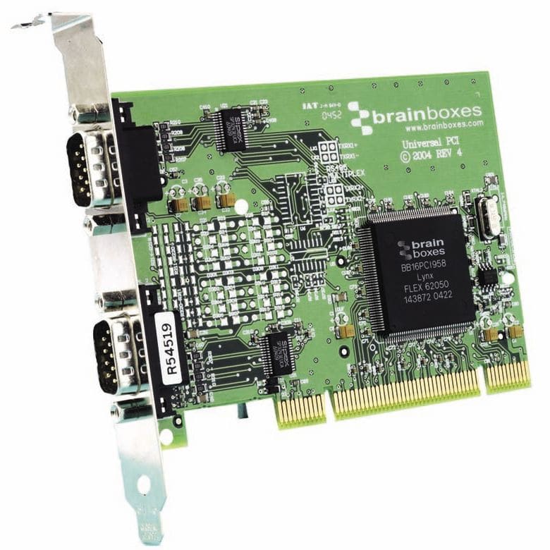PCI interface card - UC-302 - Brainboxes - serial / RS-232 / industrial