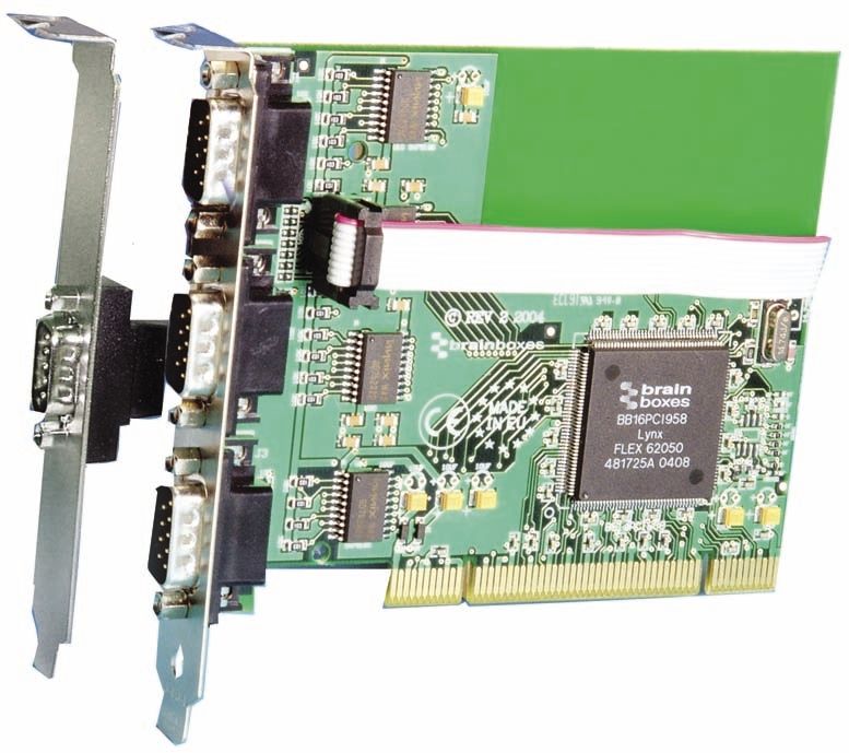 PCI interface card - UC-420 - Brainboxes - serial / RS-232 / industrial