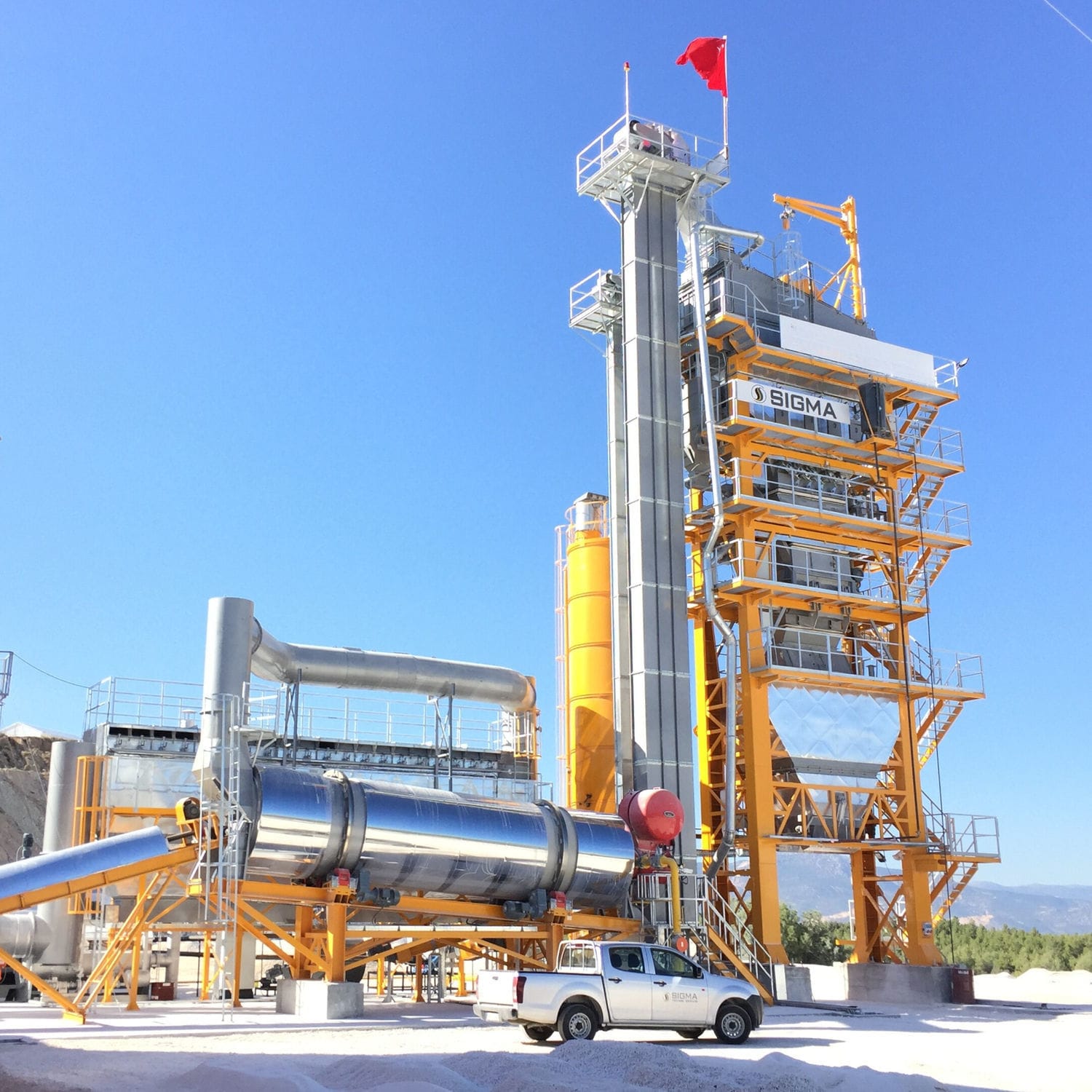 Stationary asphalt plant - COMPACT 2500 - SIGMA ASPHALT TECHNOLOGY