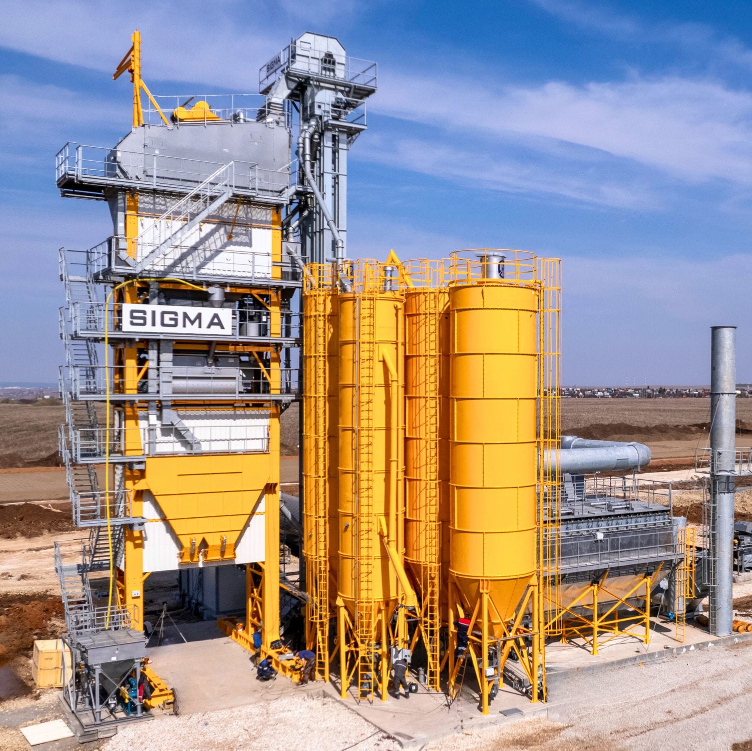 Stationary asphalt plant - PRIMA 320 - SIGMA ASPHALT TECHNOLOGY