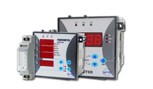 Panel-mount electric energy meter - ENTES - with LCD display