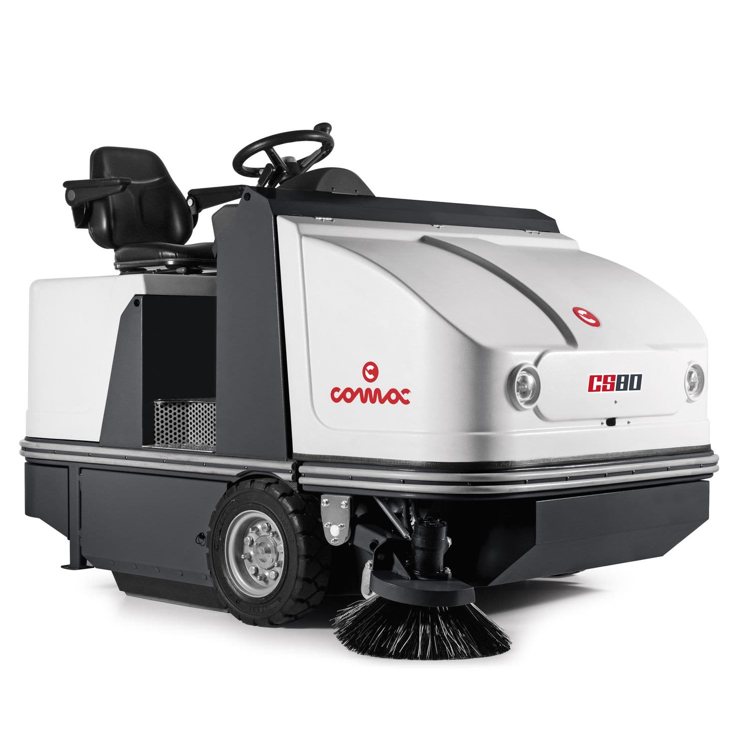 Ride-on sweeper - CS80/90/110 - Comac spa - diesel / gasoline / battery-powered