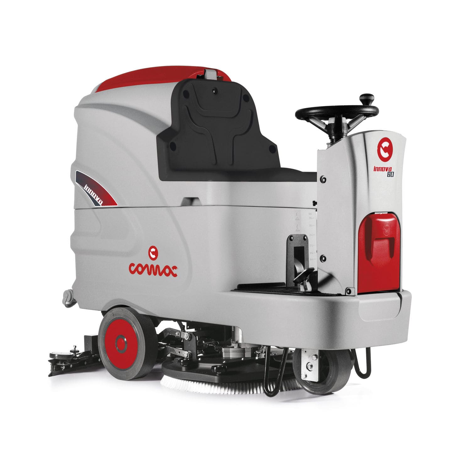 Ride-on scrubber-dryer - Innova - Comac spa - battery-powered / compact