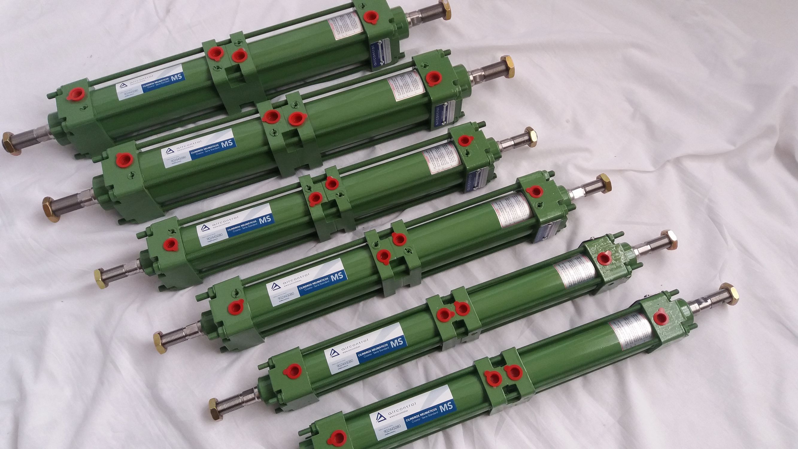 Pneumatic cylinder - 02MS series - AirControl Industrial S.L. - double ...