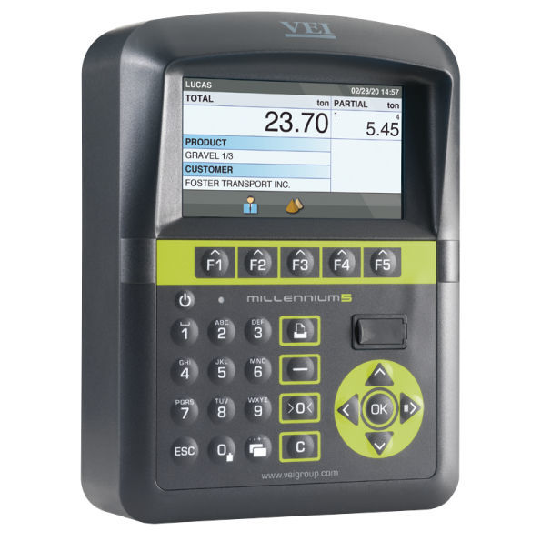 On-board weighing system - MILLENNIUM 5 - VEI - for forklift trucks ...