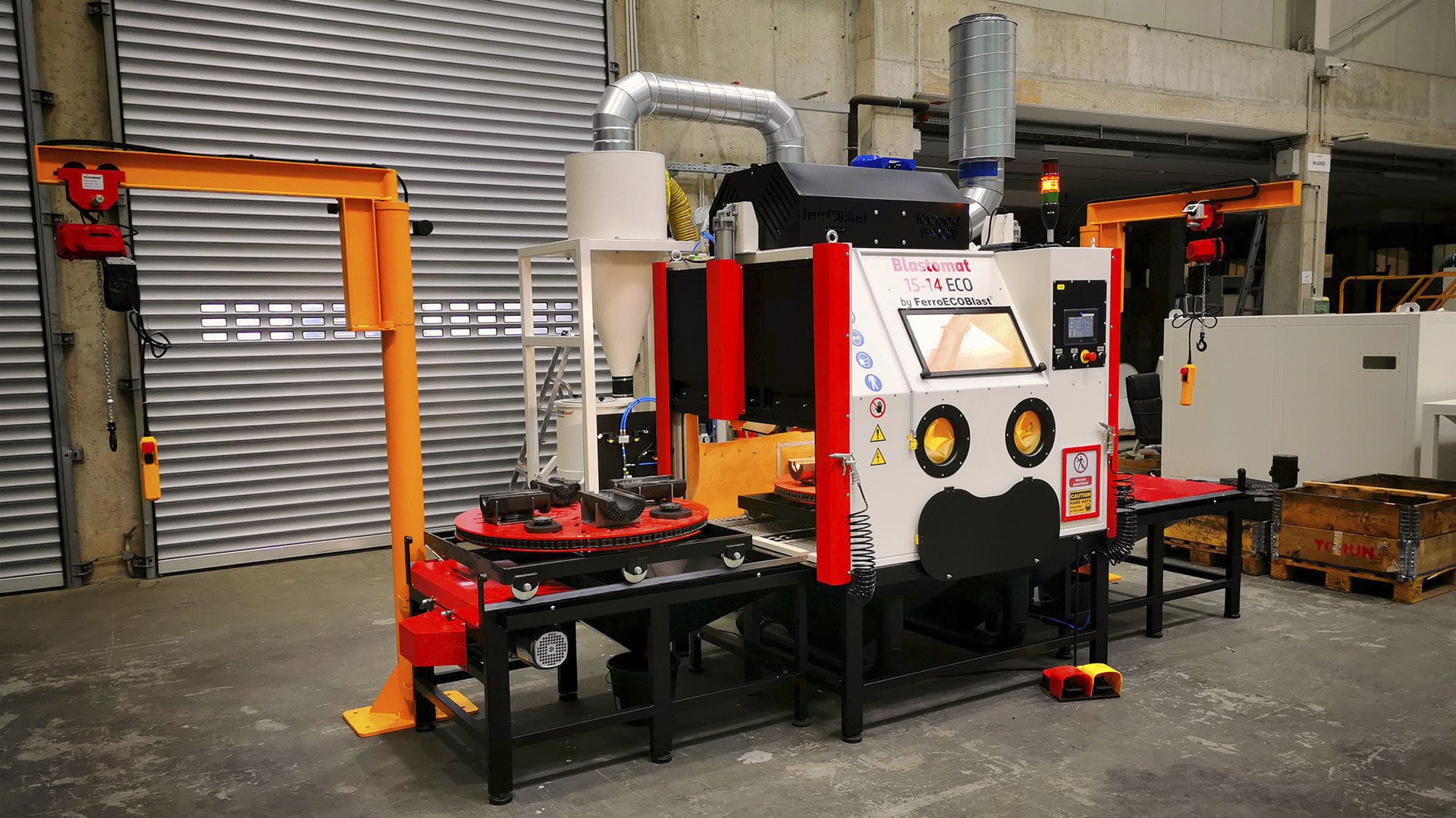 Automatic sandblasting machine - Blastomat 15-14 HD - FerroECOBlast ...