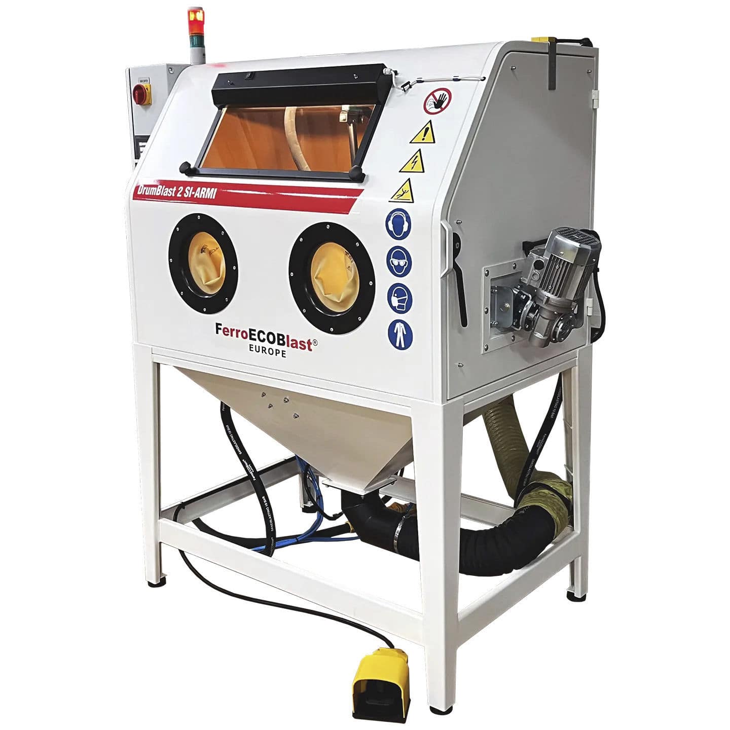 Injector blast cabinet - DrumBlast - FerroECOBlast - manual / rotary ...