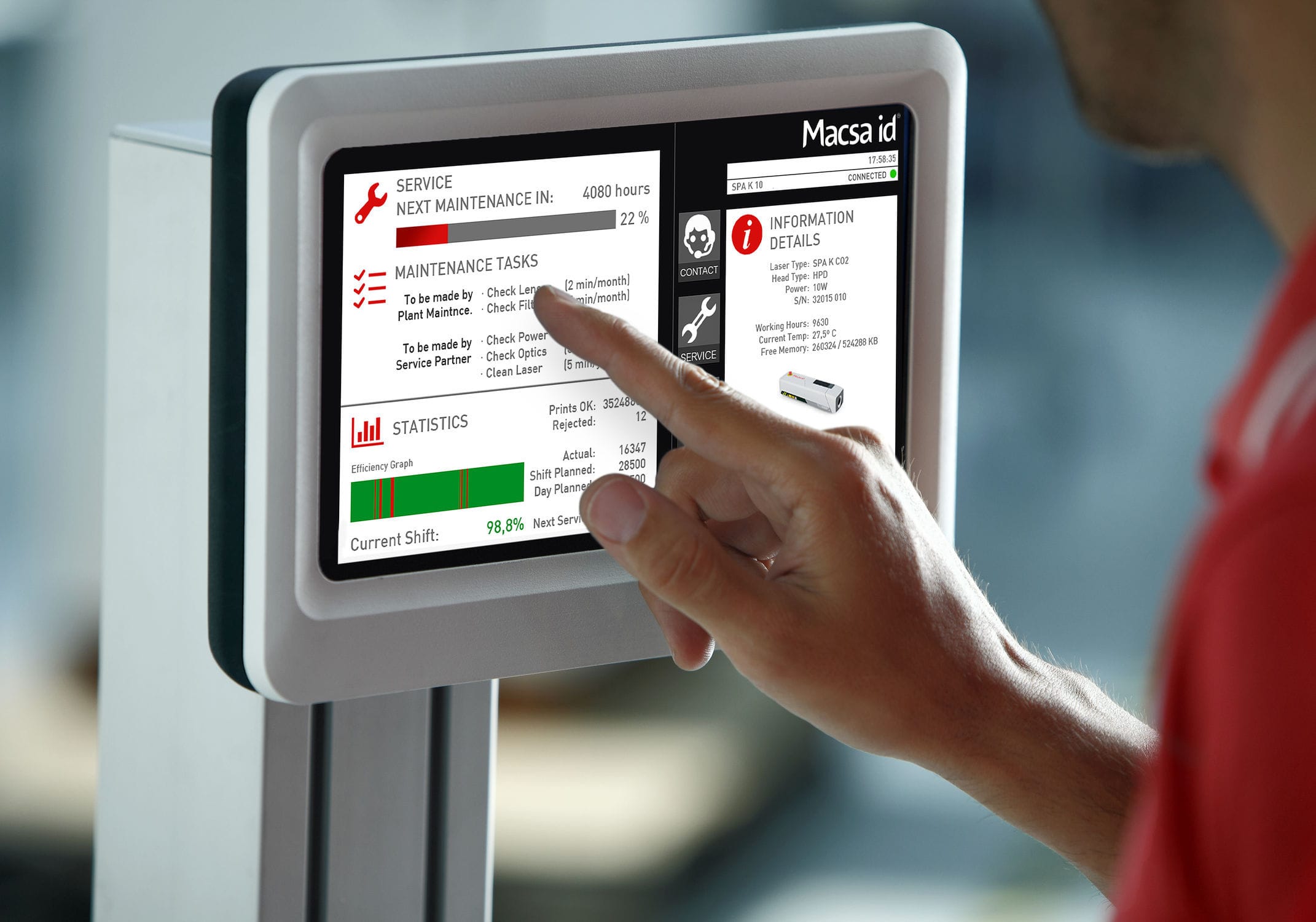 Laser marking and coding device - SPA - Macsa ID - modular