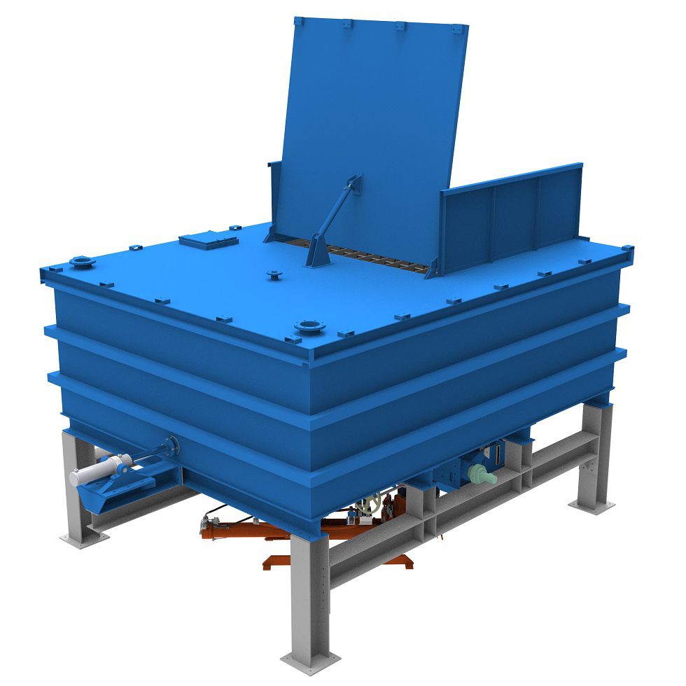 Receiving hopper - SERIP FRANCE - for sewage sludge / for sludge pumps