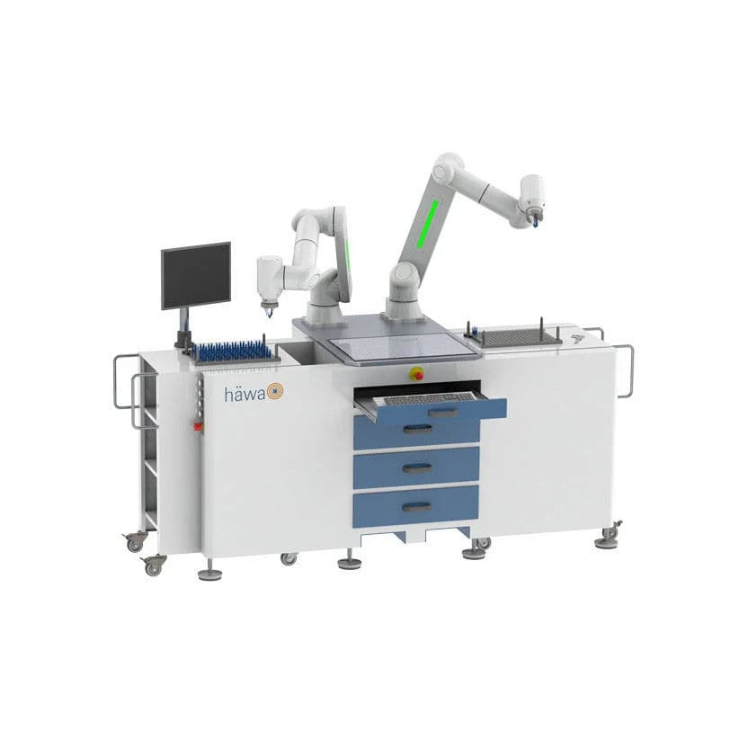 Collaborative robot machine frame - X-frame - häwa GmbH - modular