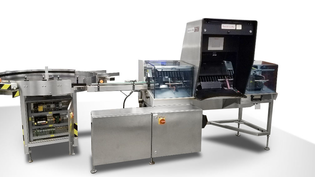 Semi-automatic inspection machine - V90 series - Körber Pharma - visual ...