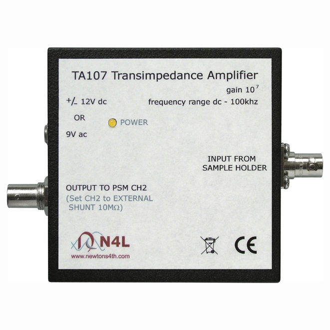 Transimpedance amplifier - TA107 - Newtons4th Ltd. - measuring / wide-band