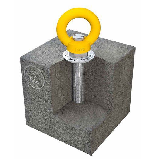 Stainless steel fall arrest anchor - ABS-Lock III-R - SafetyConcept s.a ...