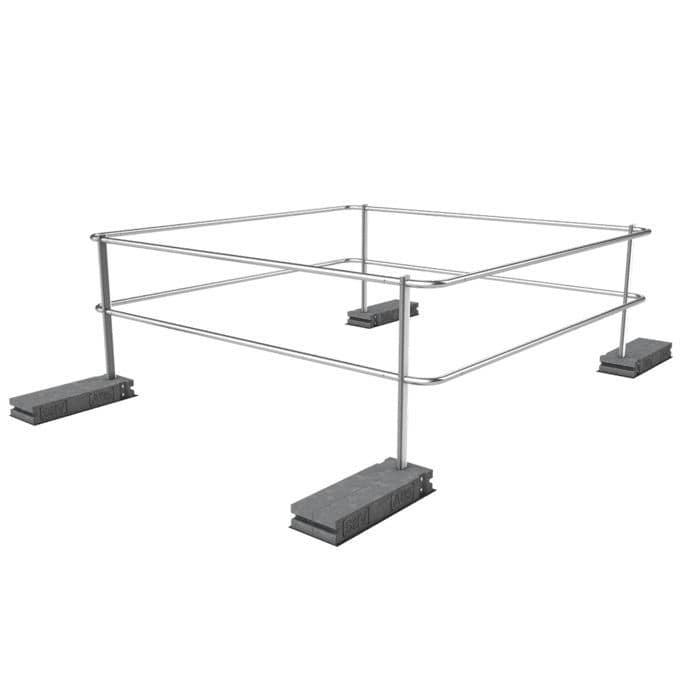 Ballasted railing - ABS Dome OnTop Weight - SafetyConcept s.a. - for ...