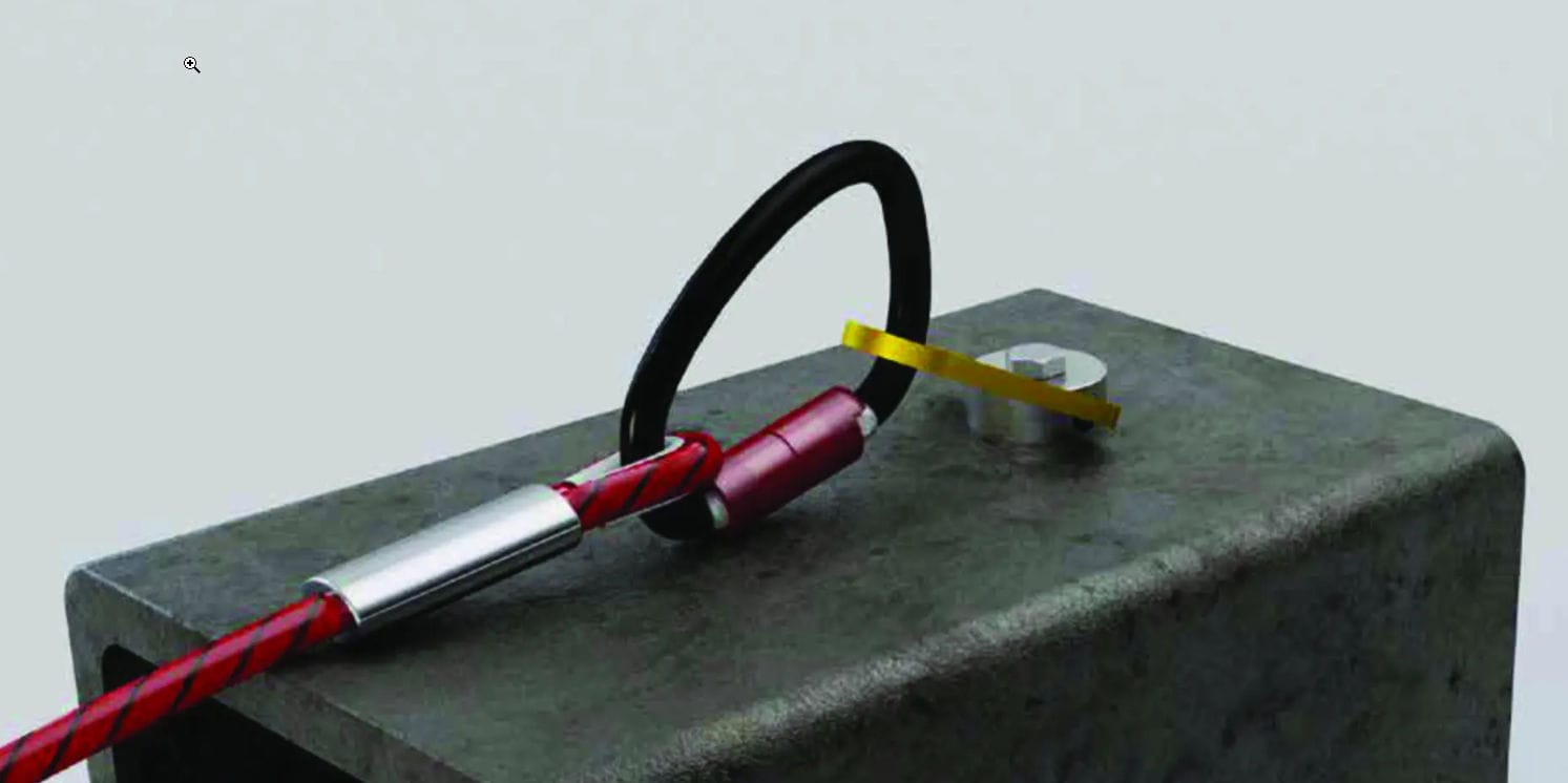 Stainless steel fall arrest anchor - ABS-Lock360 - SafetyConcept s.a ...