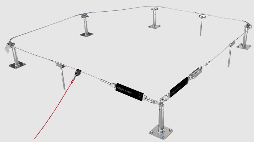 Steel cable trolley - ABS - SafetyConcept s.a. - stainless steel