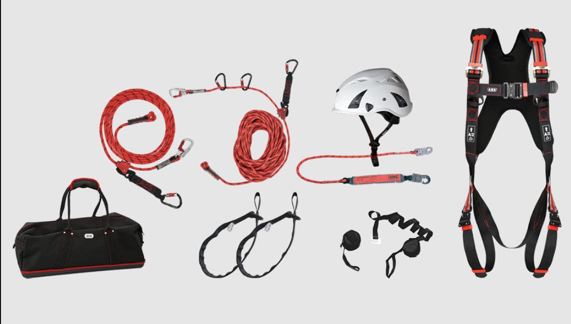 Construction fall arrest system - Profi Roofer Kit - SafetyConcept s.a.