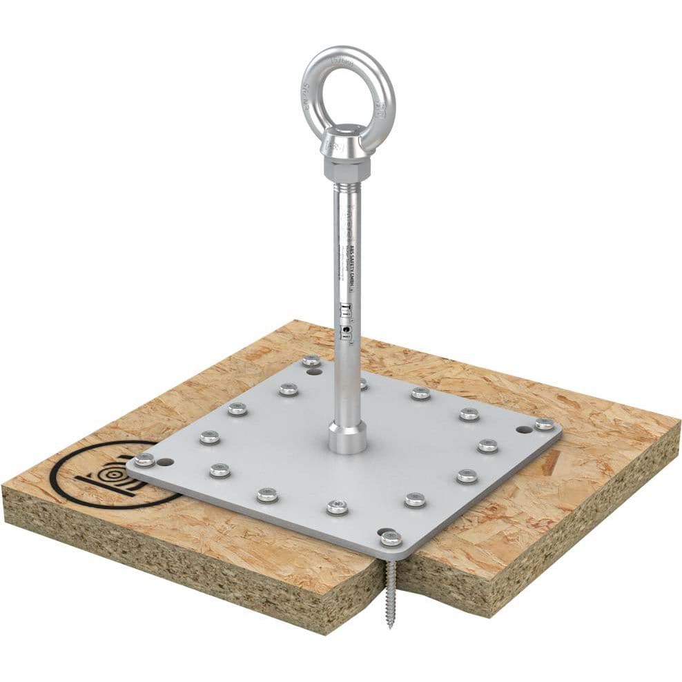 Stainless steel fall arrest anchor - ABS-Lock X-H-16 - SafetyConcept s ...