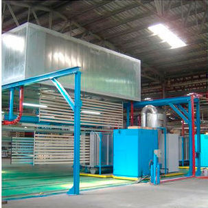 Automatic powder coating line - colo-l - Hangzhou color powder coating ...
