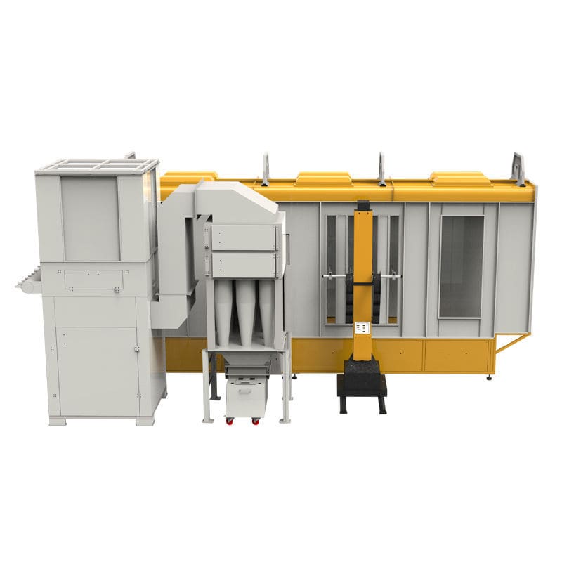 Cyclone spray booth - colo-S-M - Hangzhou color powder coating ...