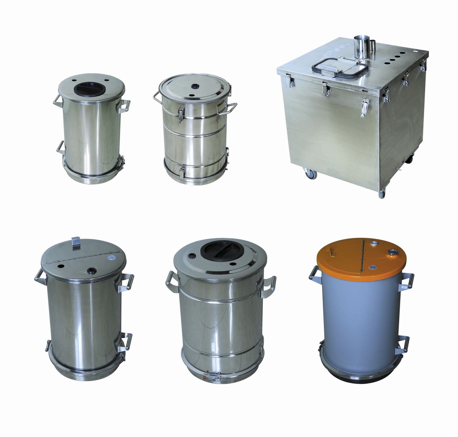 Handling cart - Hopper - Hangzhou color powder coating equipment ltd ...