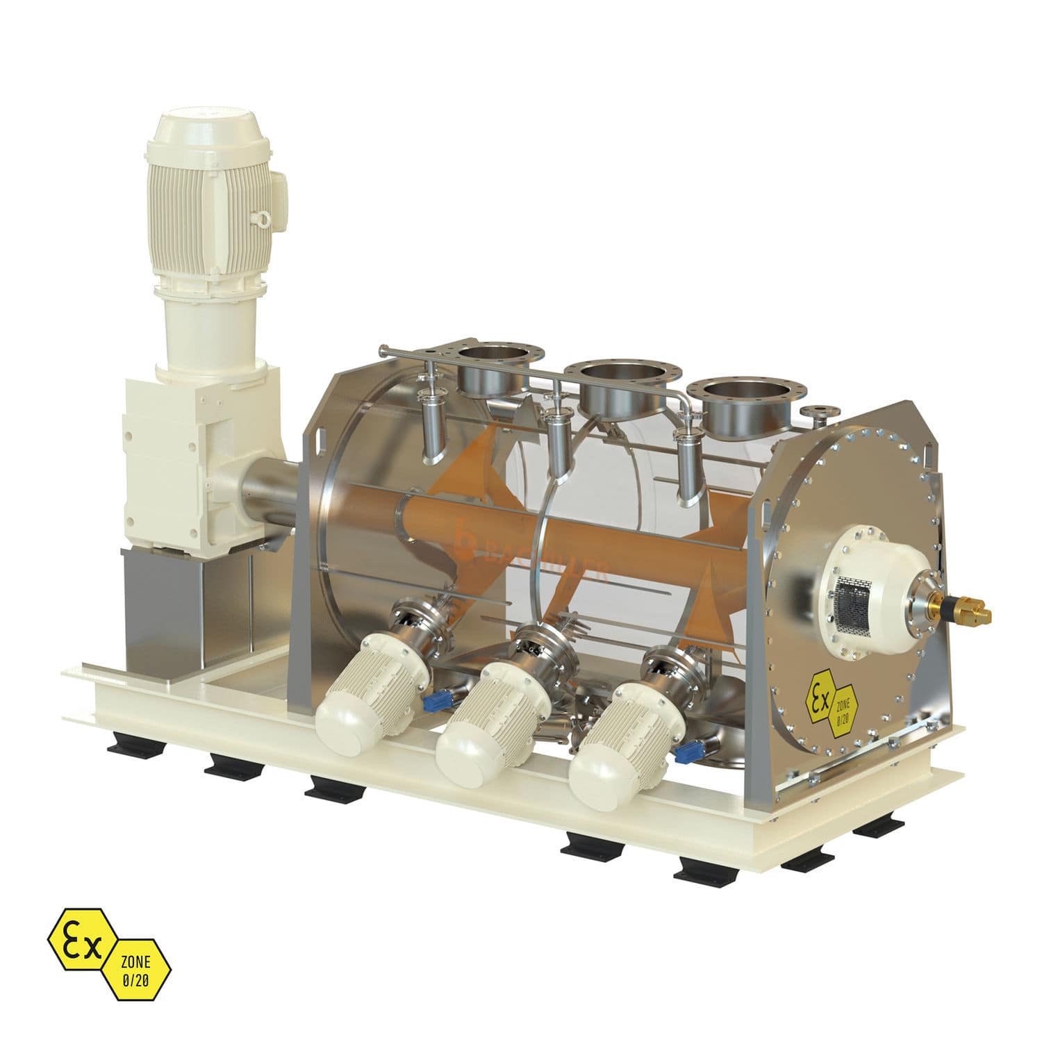 Plowshare mixer - TURBOMIX - BACHILLER Mixing & Drying Technology ...