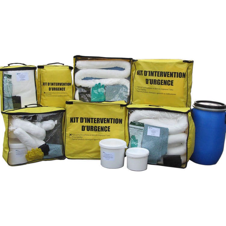 Oil pollution emergency kit - DIFOPE - chemical pollution / universal ...