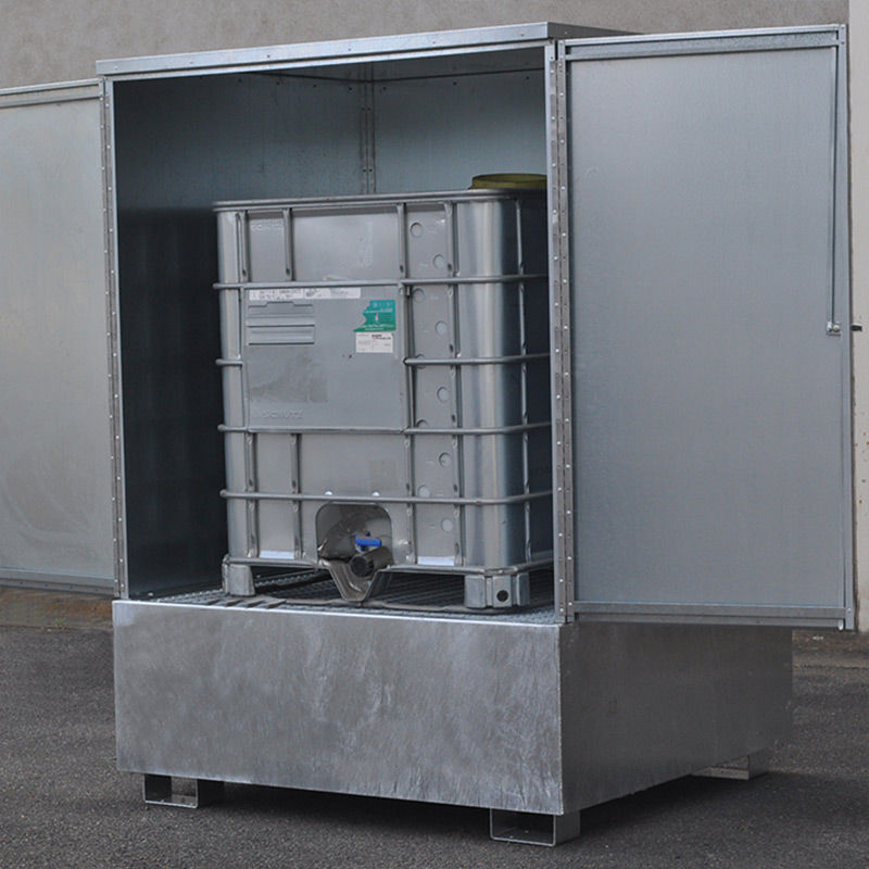 Cubitainer containment bund - 1000 l - DIFOPE - for IBC containers ...