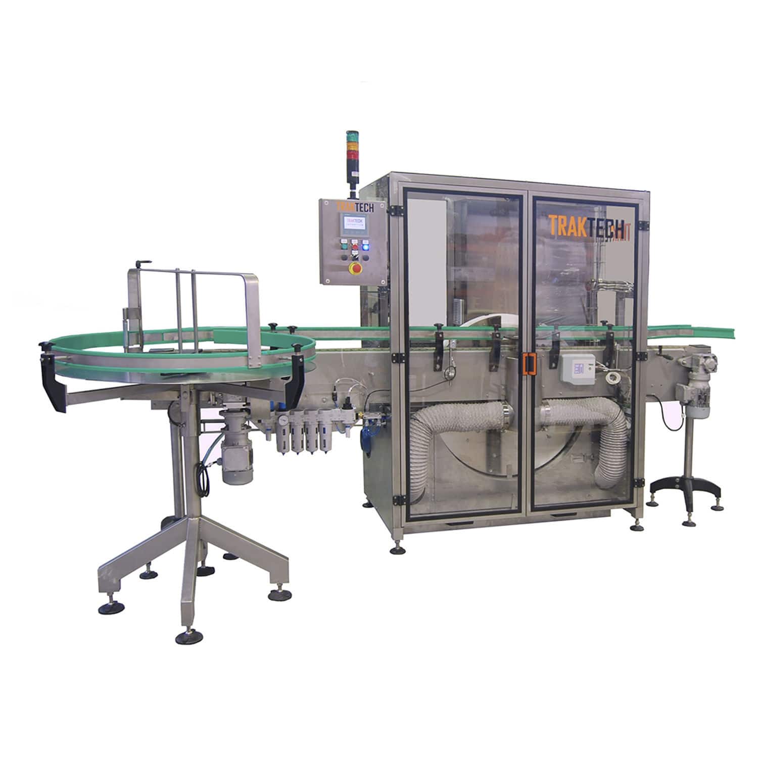 Rotary rinsing machine - R series - TRAKTECH - for bottles / for the ...