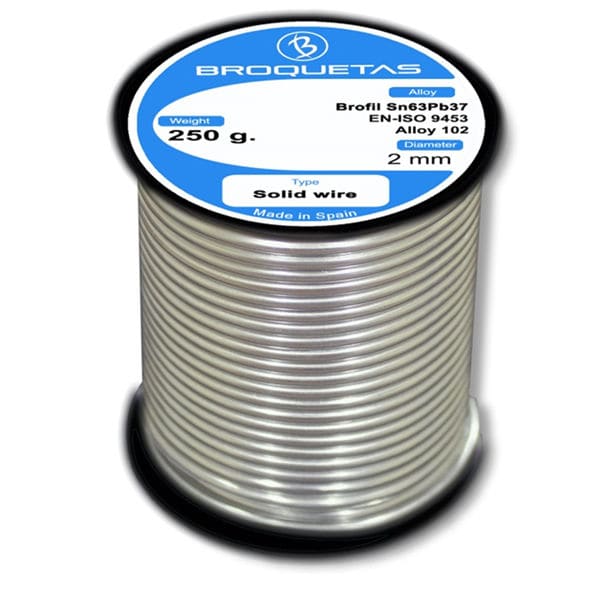 Lead-free soldering wire - BROFIL 63 - Broquetas - copper / tin
