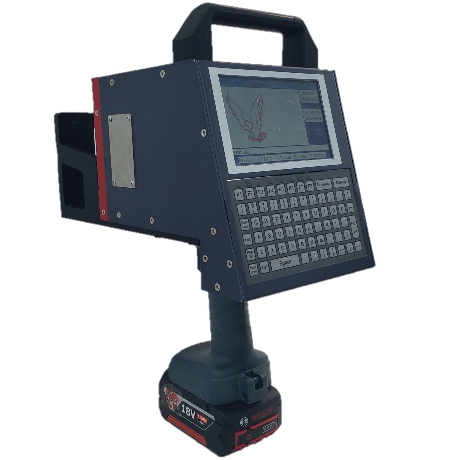 Dot peen marking machine - MKP-064 - Marksman marking system - metal ...