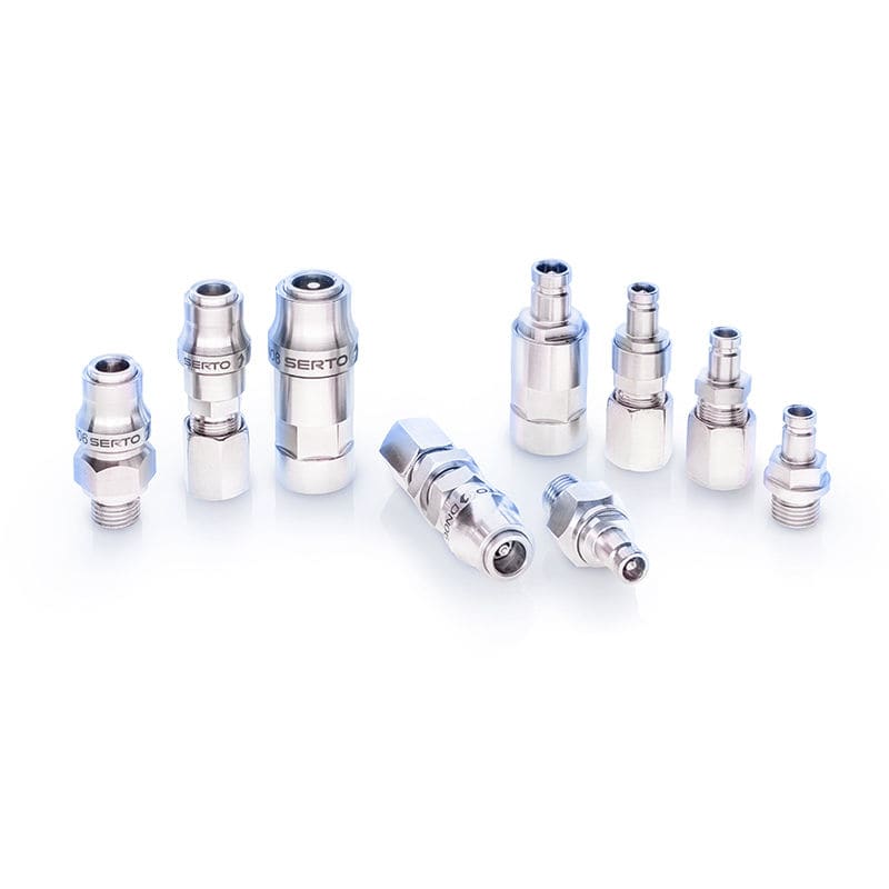 Compressed air fitting - 51 series - SERTO - quick / stainless steel ...