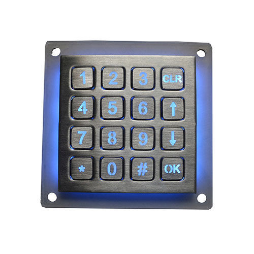 16-key keypad - K-TEK-B60-16-KP-BL-DWP - Key Technology (China) Limited ...
