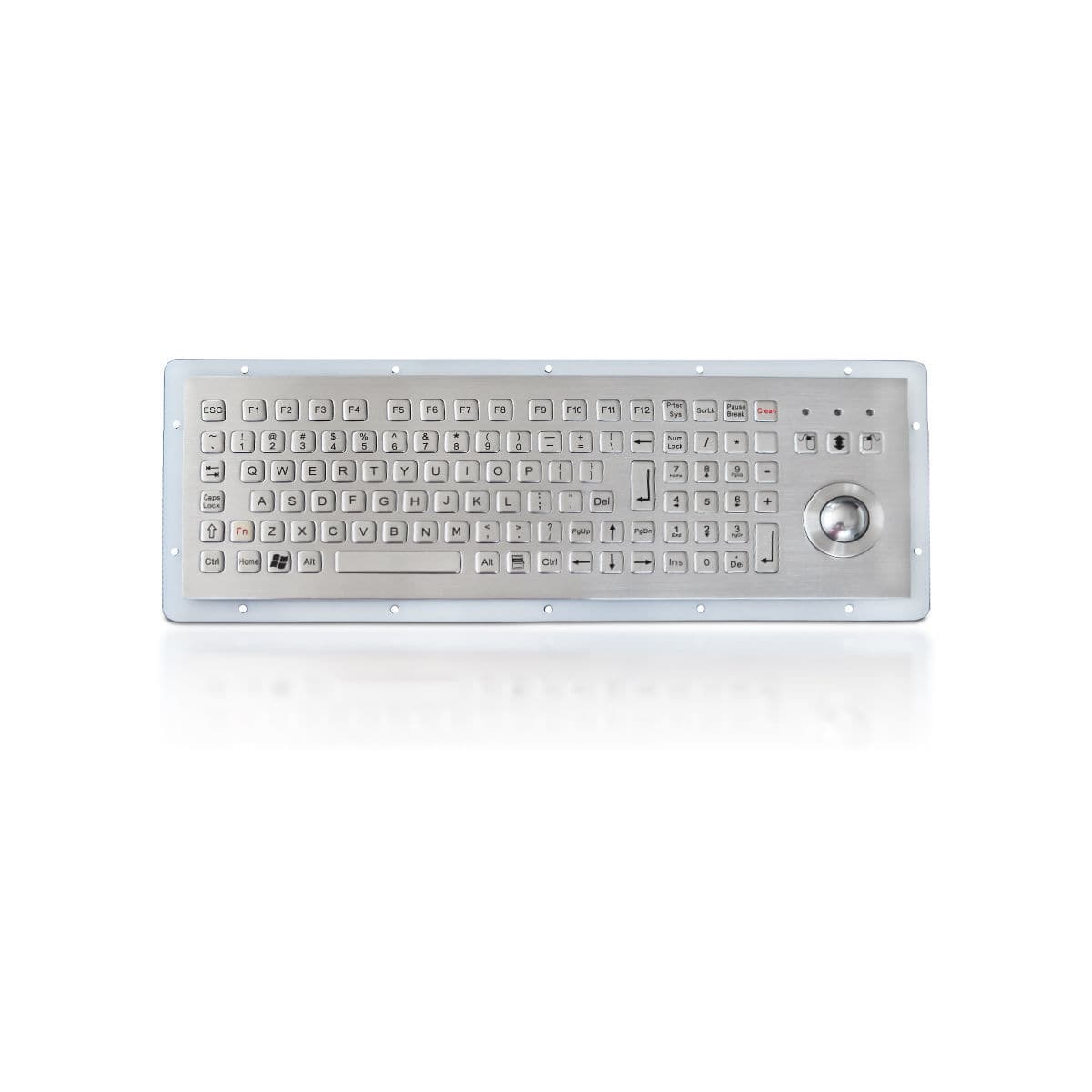 Panel-mount keyboard - K-TEK-B312-OTB-KP-FN-DWP - Key Technology China ...