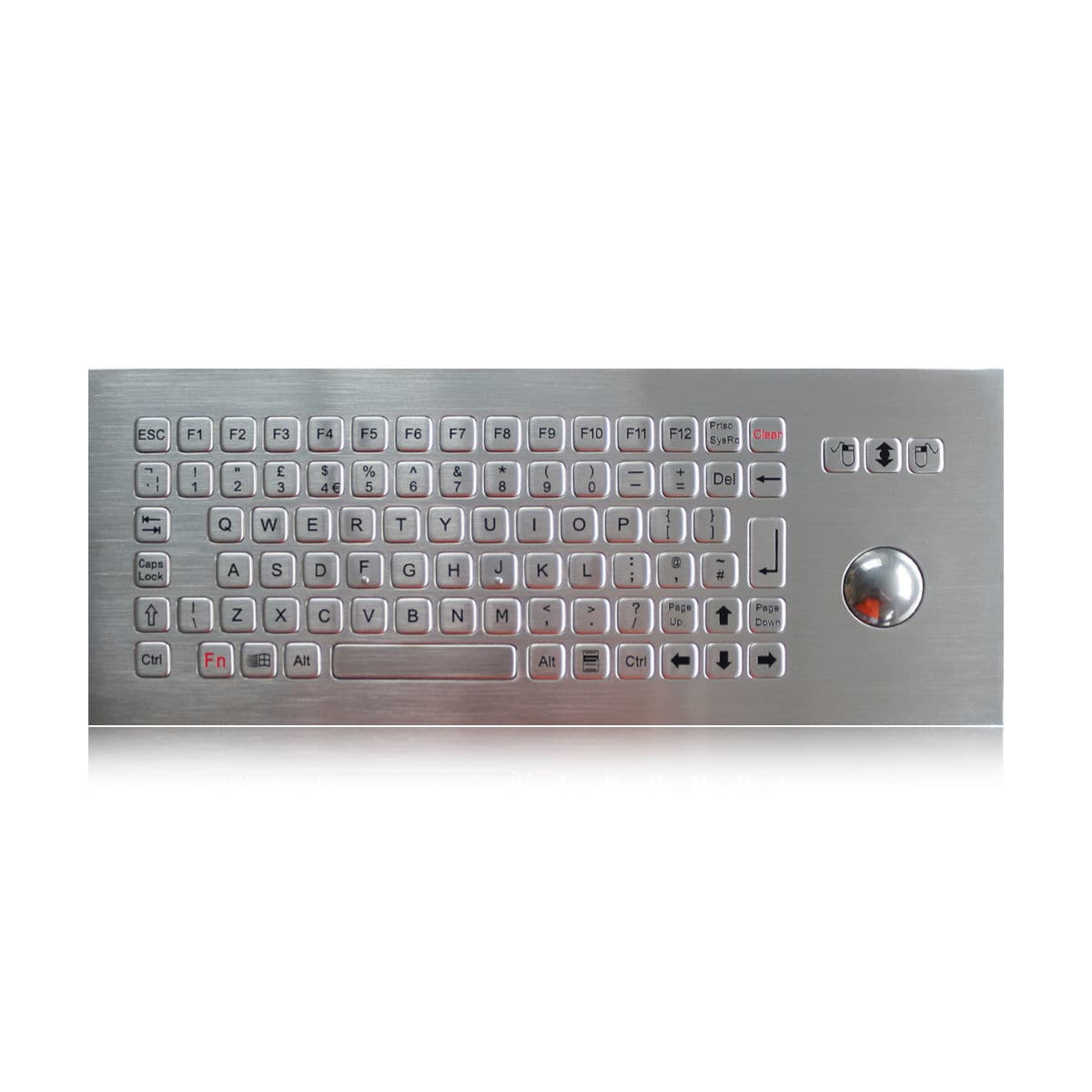 Panel-mount keyboard - K-TEK-B361-OTB-FN-DWP - Key Technology China ...
