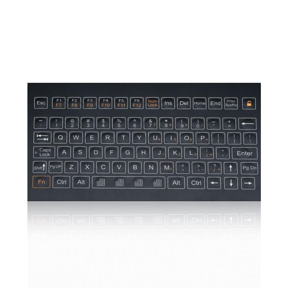Panel-mount keyboard - K-TEK-D256-FN-SW - Key Technology China Limited ...