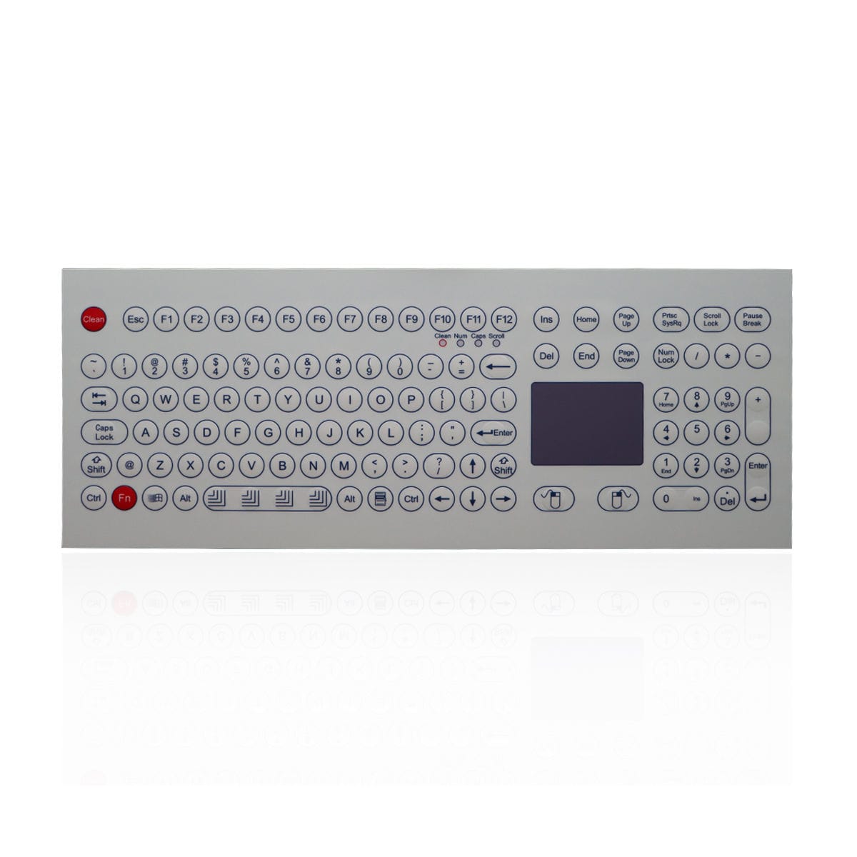 IP65 keyboard - K-TEK-D410TP-KP-FN - Key Technology China Limited ...