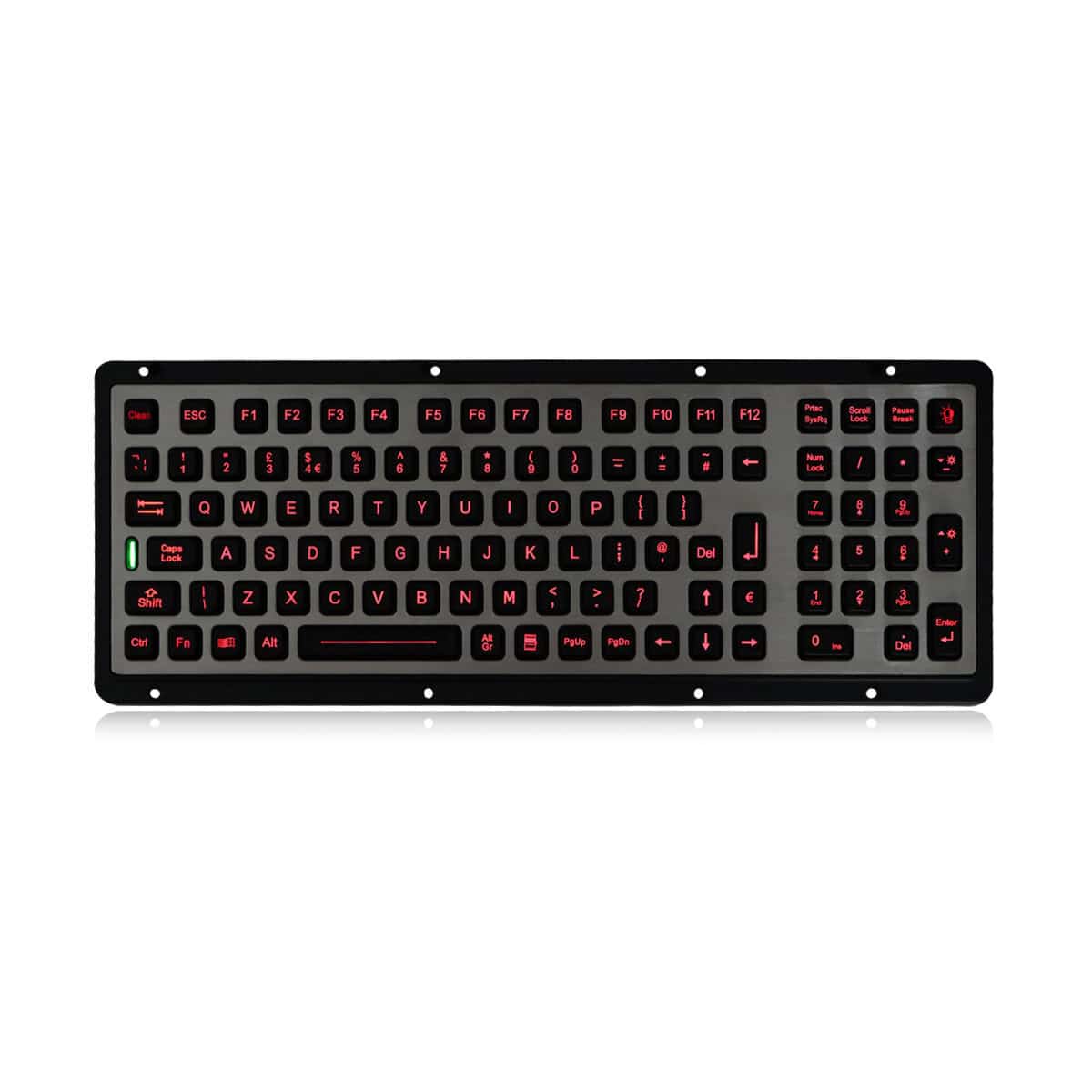 Panel-mount keyboard - K-TEK-M398KP-FN-BL - Key Technology China ...