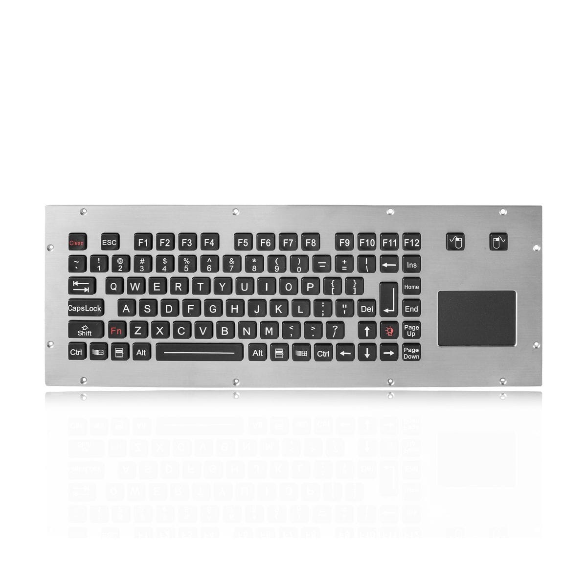 Panel-mount keyboard - K-TEK-M390TP-FN-BL-ML-EMC-DWP - Key Technology ...