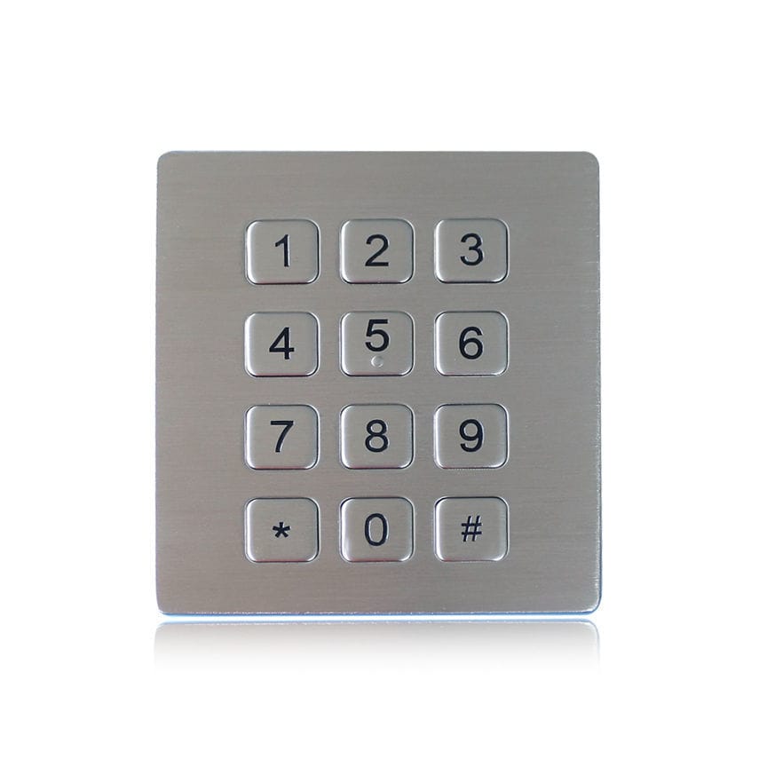 12-key keypad - K-TEK-B88KP-DWP - Key Technology China Limited - panel ...