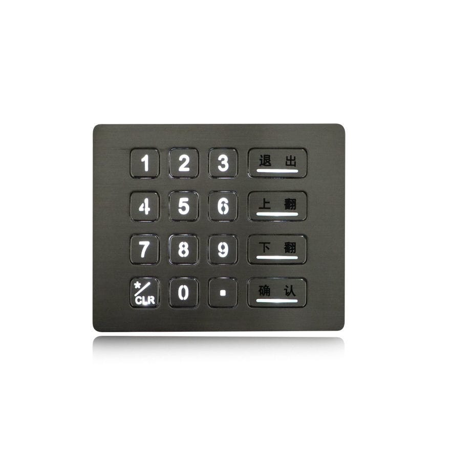 16-key keypad - K-TEK-B120KP-BL-DWP - Key Technology China Limited ...