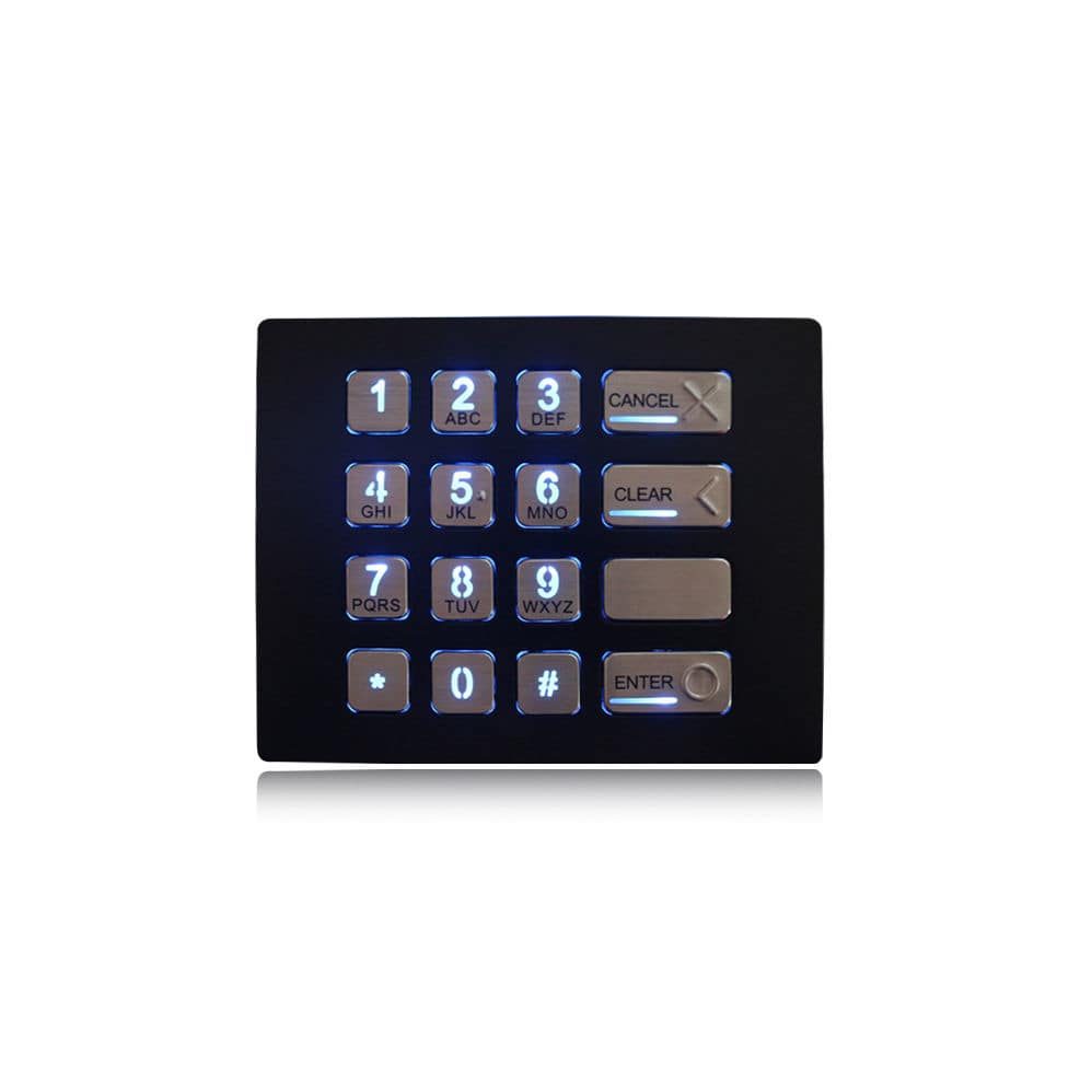 16-key keypad - K-TEK-B124KP-BL-BT-DWP - Key Technology China Limited ...