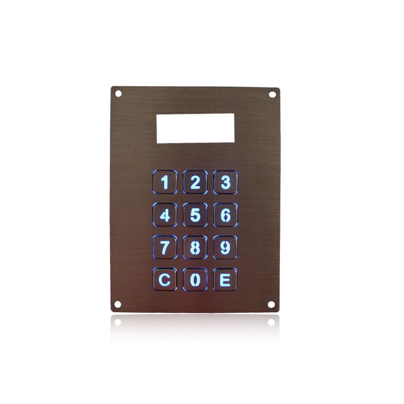 12-key keypad - K-TEK-B85KP-AC-LCD-BL-DWP - Key Technology China ...