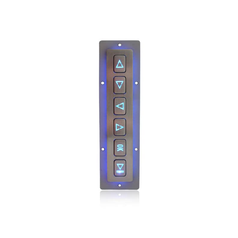 6-key keypad - K-TEK-B160FK-6-AC-BL-DWP - Key Technology China Limited ...