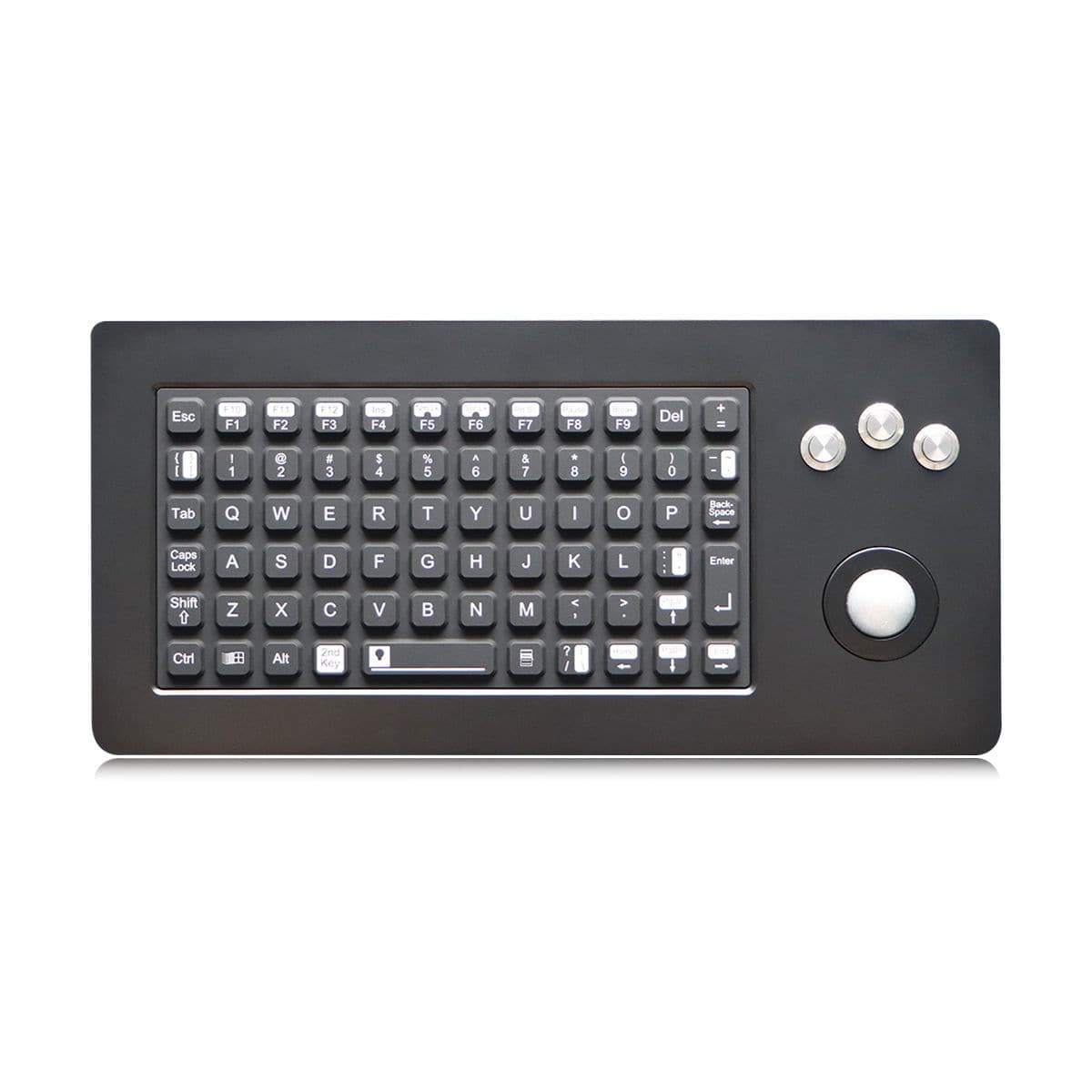 Panel-mount keyboard - K-TEK-M280-OTB-FN-ML-BT-DWP - Key Technology ...