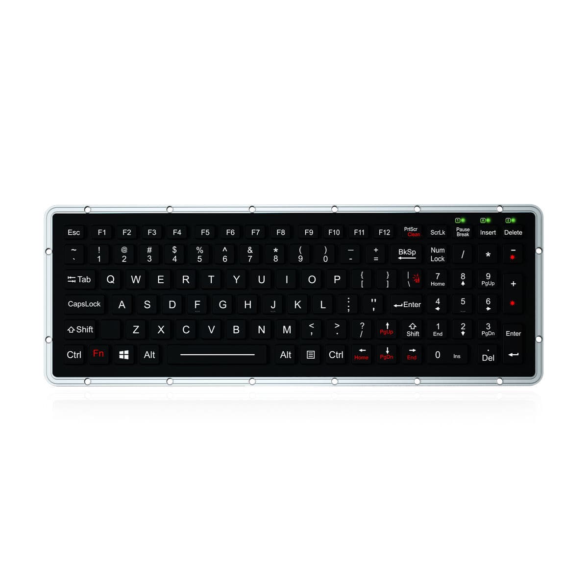 Panel-mount keyboard - K-TEK-M327KP-FN-BL-IT-ML-DWP - Key Technology ...